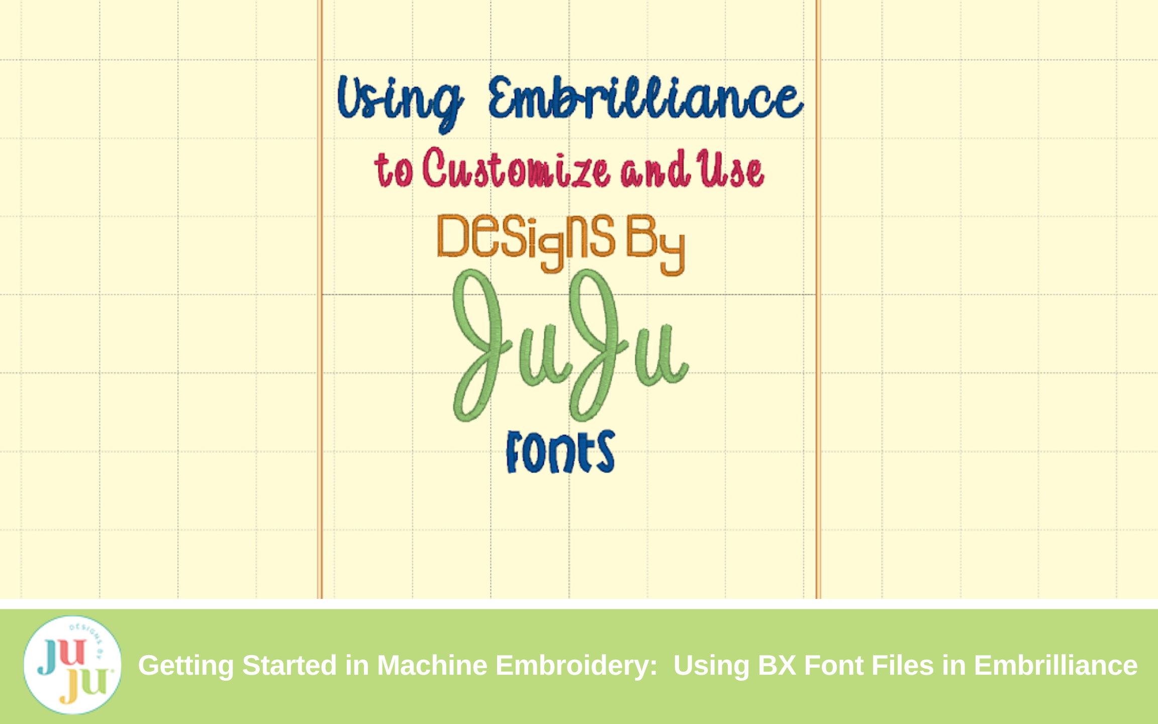 Getting Started in Machine Embroidery: Using BX Font Files in ...