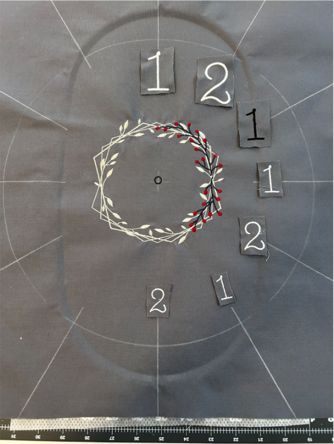 DIY Embroidered Clock — How to Make a Functional Wall Clock with ...