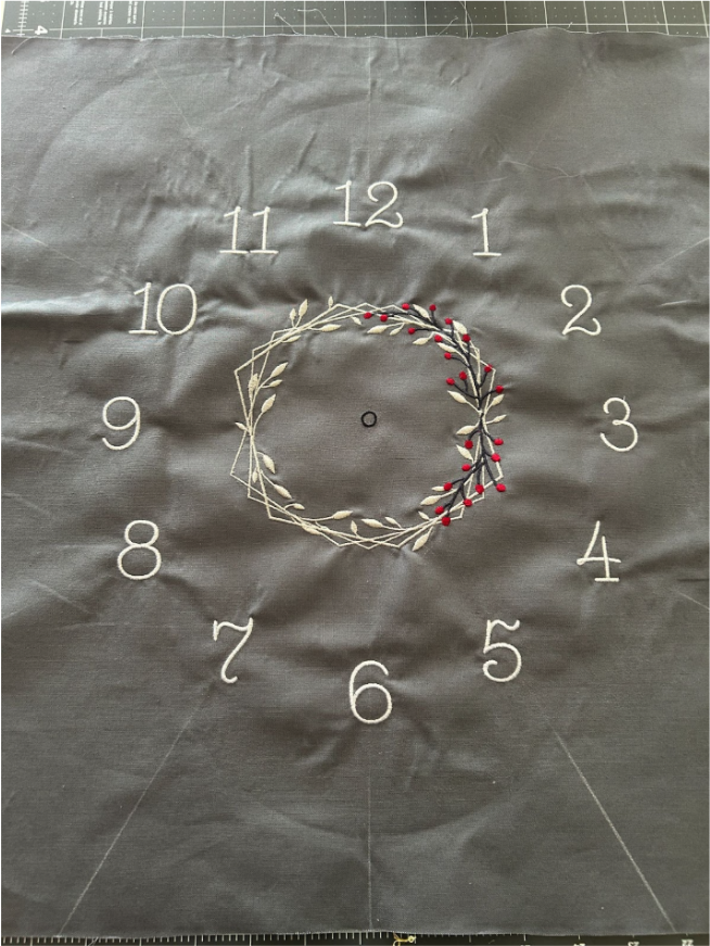 DIY Embroidered Clock — How to Make a Functional Wall Clock with ...
