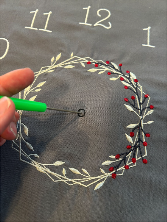 DIY Embroidered Clock — How to Make a Functional Wall Clock with ...