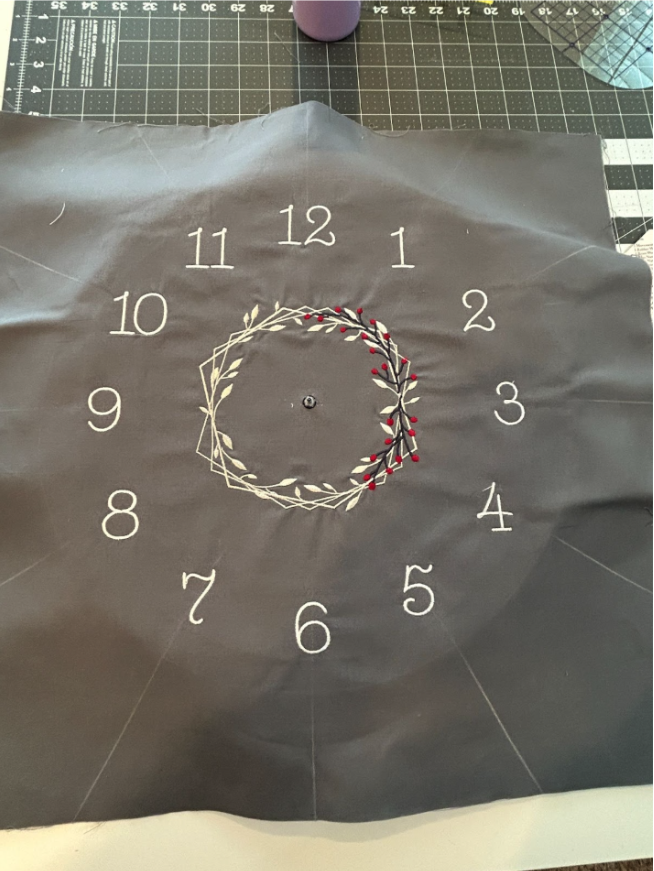 DIY Embroidered Clock — How to Make a Functional Wall Clock with ...