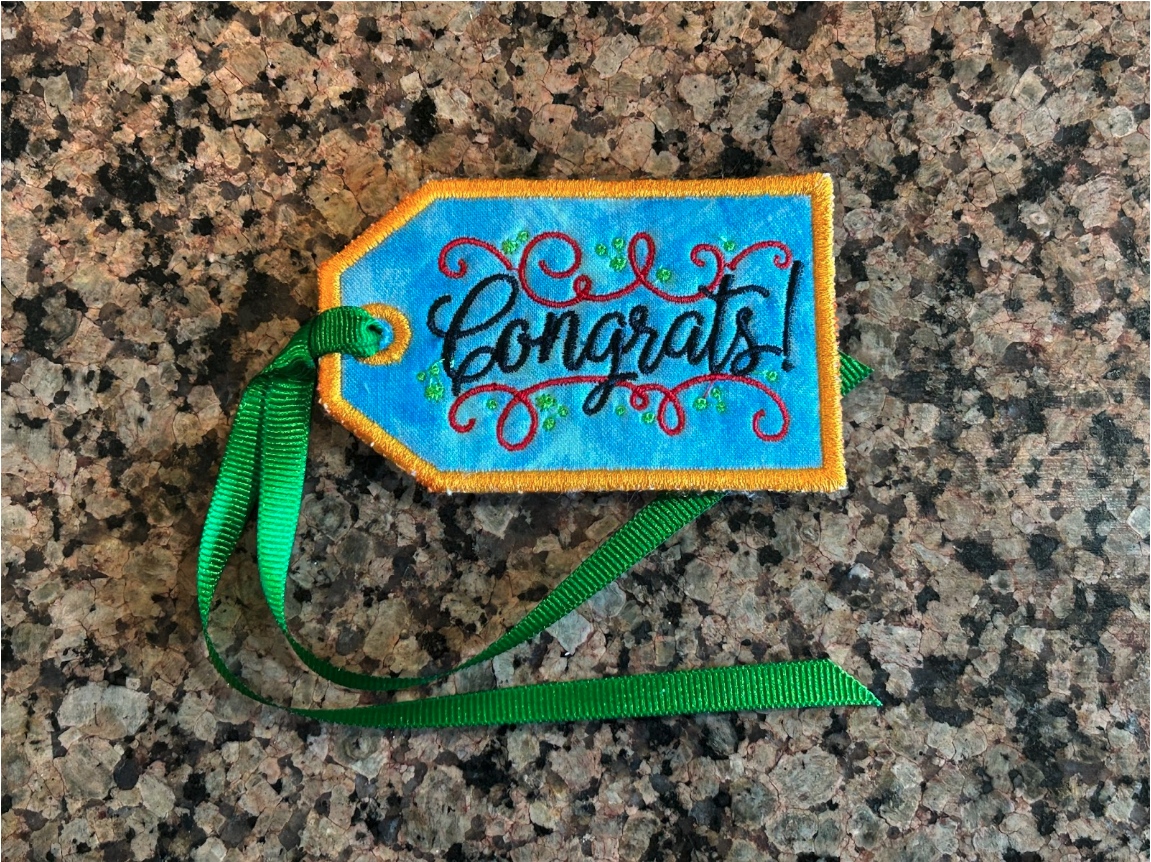How to Create In-the-Hoop Vinyl Shaker Tags with Glitter: Fun ...